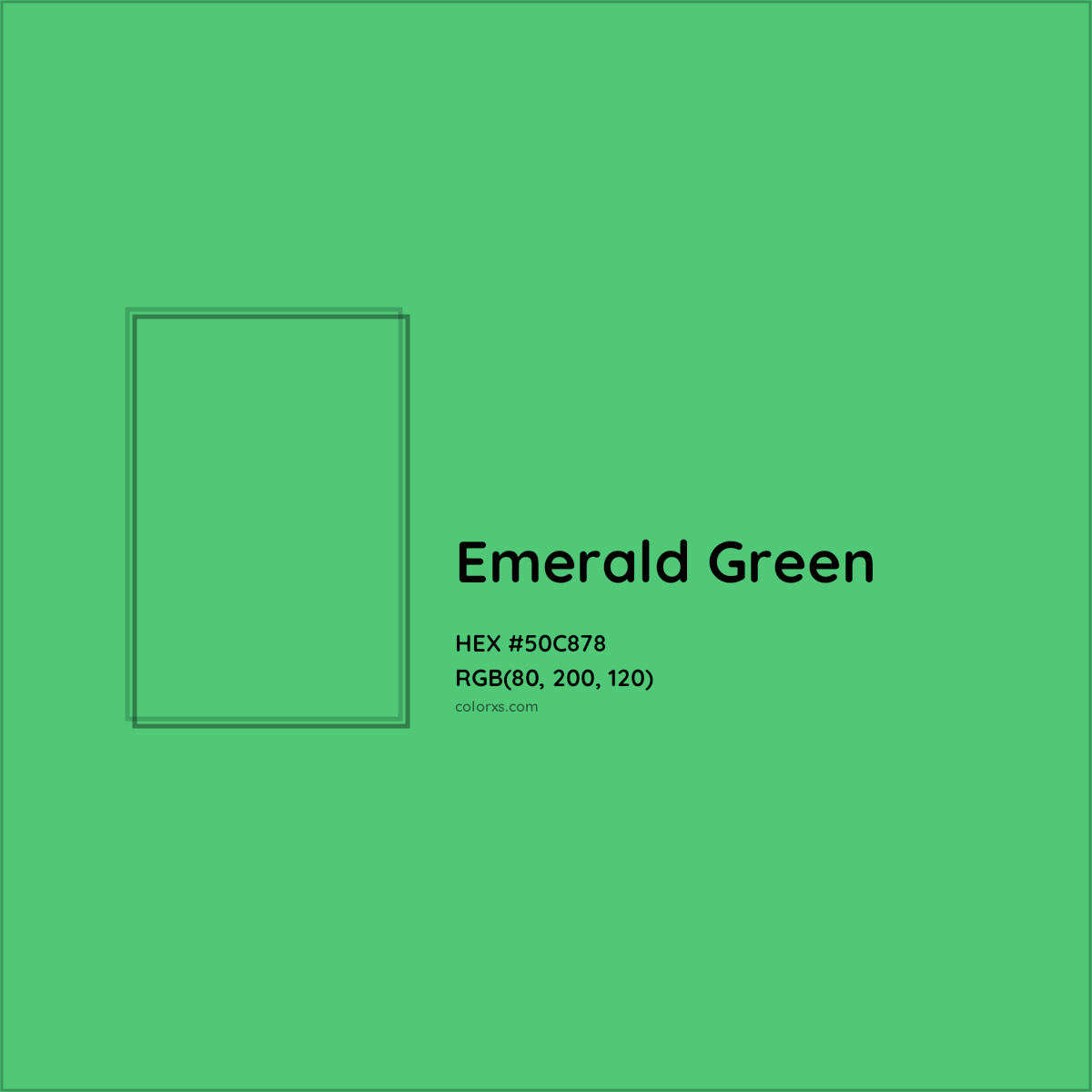 √ 10 Padanan Warna Hijau Emerald #50C878 - Padananwarna