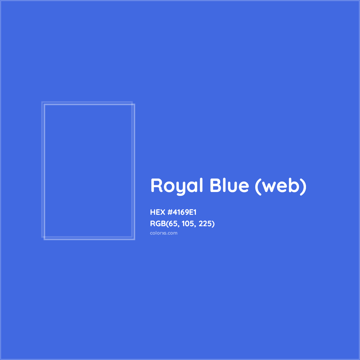 √ 14 Padanan Warna Royal Blue #4169E1 - Padananwarna