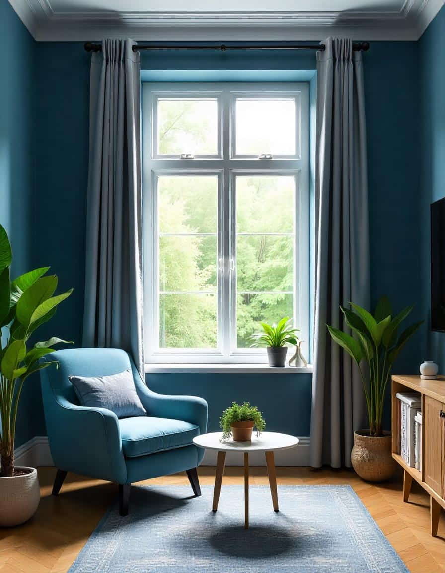 √ 10 Idea Warna Langsir dengan Dinding Biru yang Popular